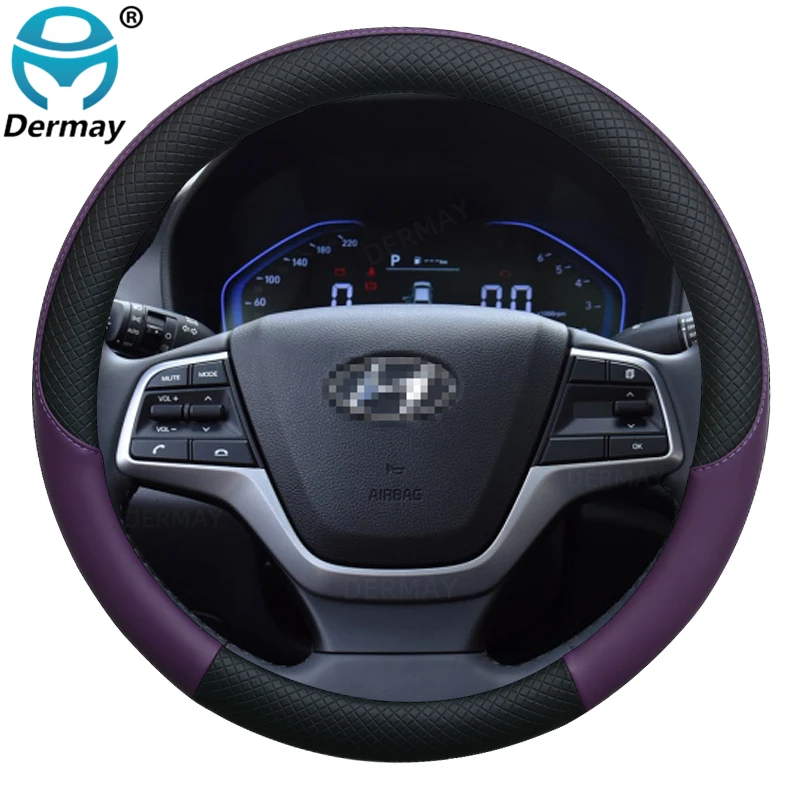 100 DERMAY Brand for Hyundai Accent Car Steering Wheel Cover Anti slip Auto Accessories Daraz.lk