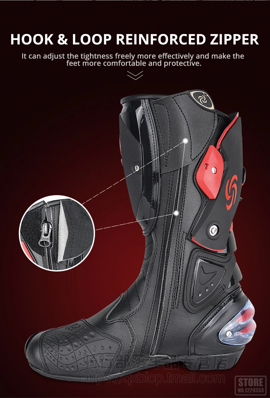 Мотоциклетные ботинки мужские Botas Moto мотоциклетная обувь для ...