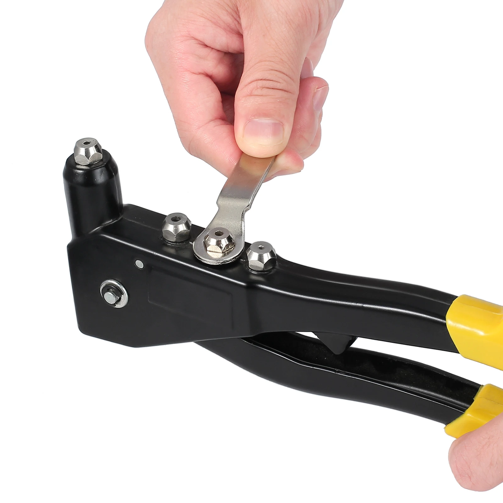 Generic Heavy Duty Riveter Set With 200 Rivets Manual Pop It Metal