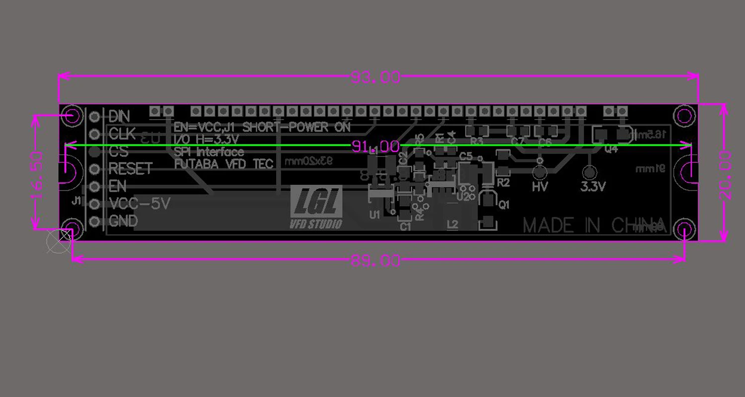 Generic VFD Display Module 8-Bit 16-Bit Dot Matrix Display Module | Jumia Nigeria