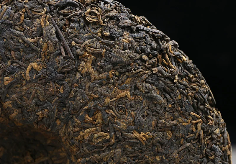 Puwen Shu Pu-erh Tea Yunya Jin Yun Yun Nan Qi Zi Bing Cha Ripe Pu-erh Tea Cake 400g