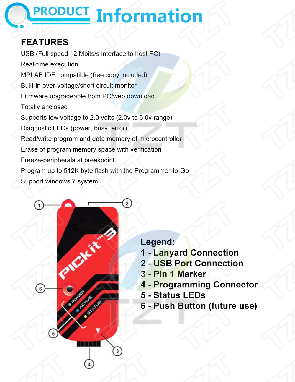 Generic Chip Kit3 Pickit Programmer Microcontroller Pic Pickit3 Seat Offline Pic Programming