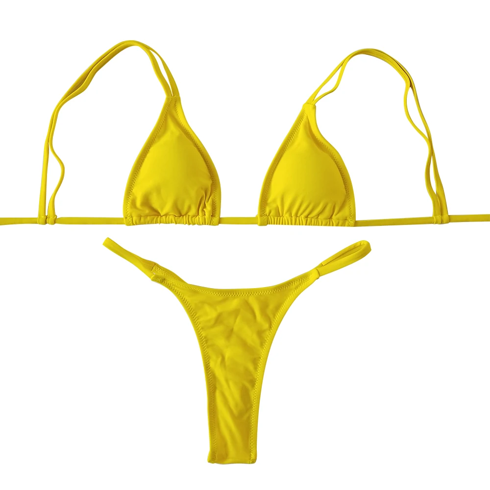Swimsuit For Women 2018 Micro Bikini Extreme Sexy Mini Thong Bikini Two Piece Swimsuit String