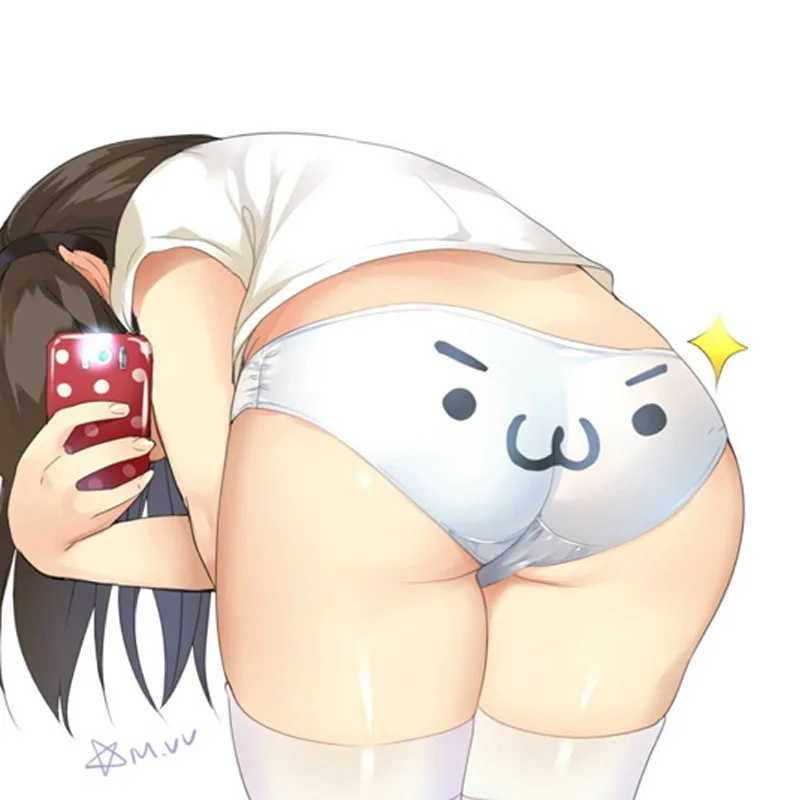 Coshome Anime Chicken Nuggets Graffiti Underwear Female Cotton Briefs Sexy Women Underpants Cute