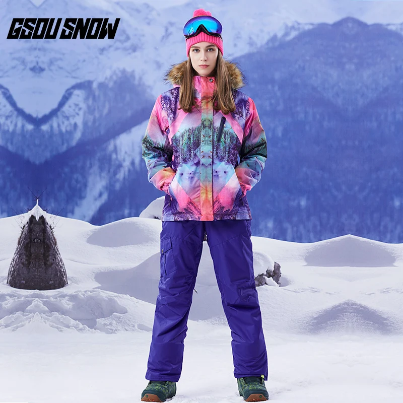 Костюм Горнолыжный Женский Зимний Фото — Картинки фотографии