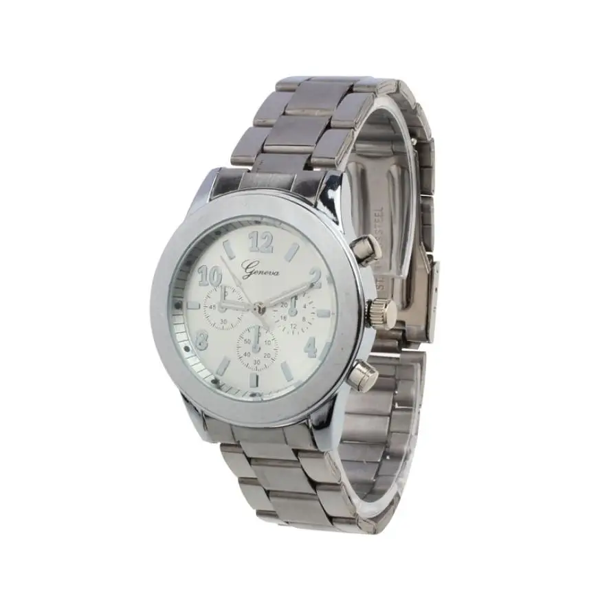 Venta > reloj geneva blanco > en stock