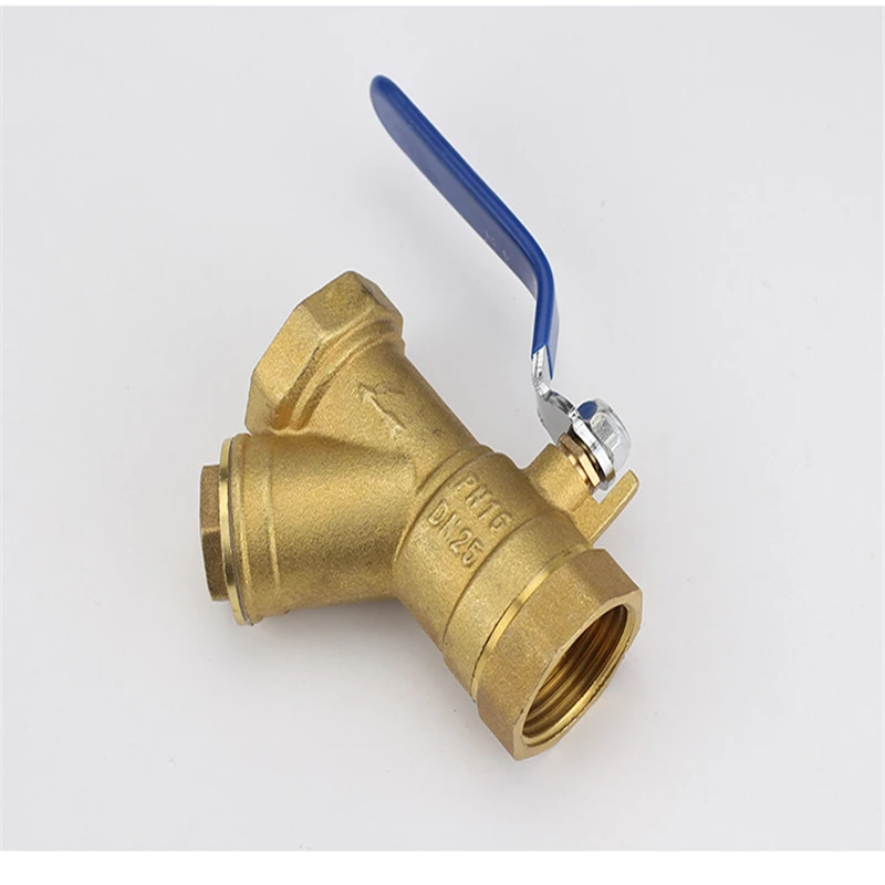 Brass Y Type Strainer Filter Ball Valve 1 2 DN15 BSP Equal Female