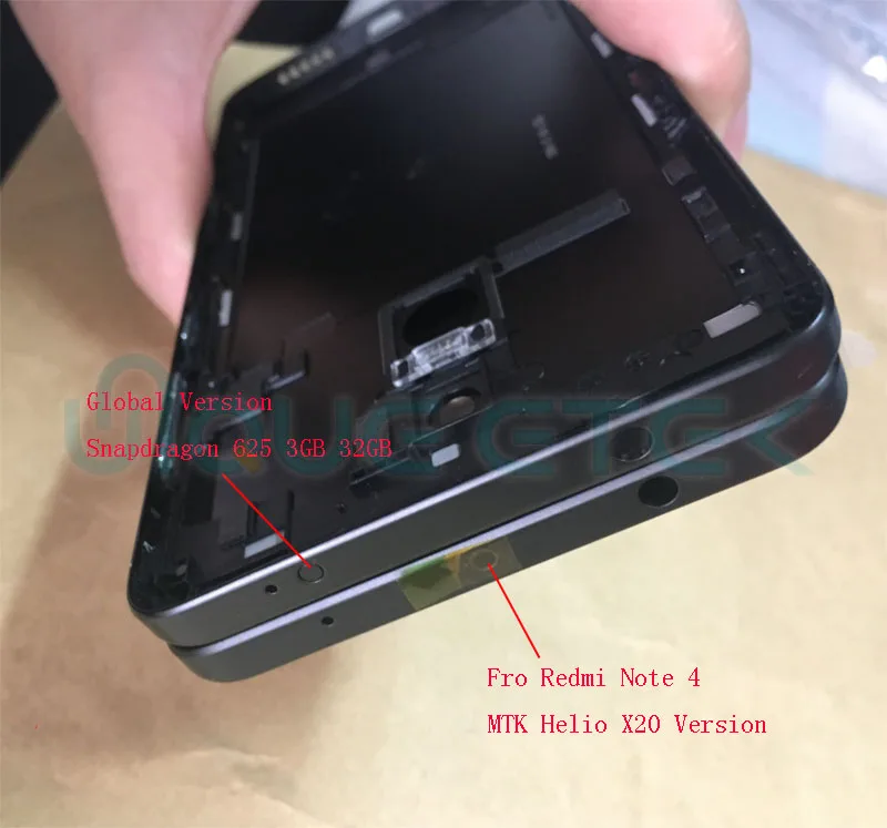 Задняя крышка MTK Helio X20 для Xiaomi Redmi Note 4, крышка аккумулятора, чехол Note 4 Global ...