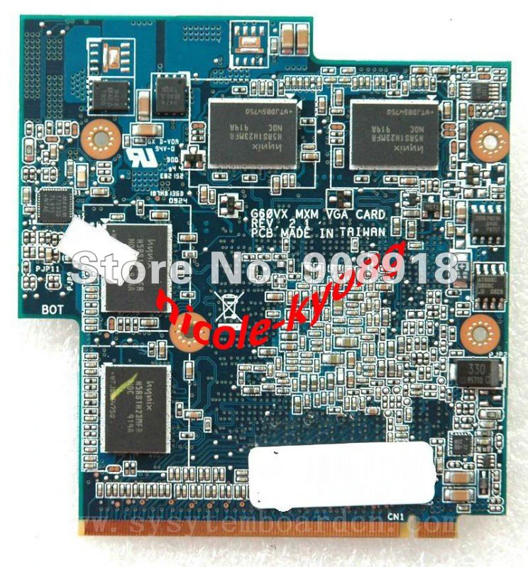60-NV3VG1000-D01 GTX260M GTX 260M 1 ГБ DDR3 для Asus G60VX G51VX G50VT G50V 08G2015GT21I VGA ...