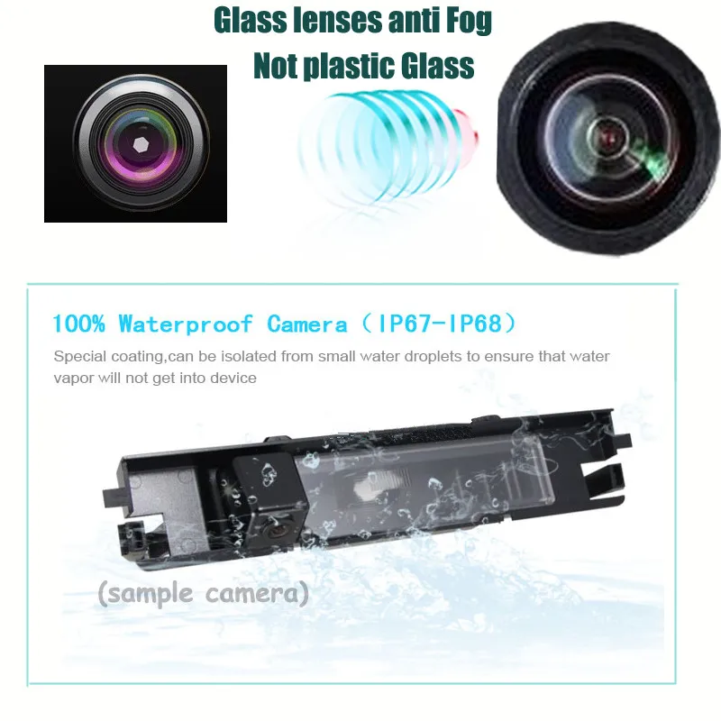 Камера ночного видения CCD с передней эмблемой автомобиля, камера с ...