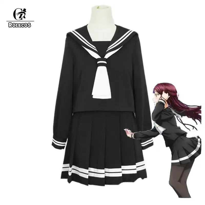 Fruits Basket Cosplay Tohru Honda Costume Sailor Dress Womens Girls