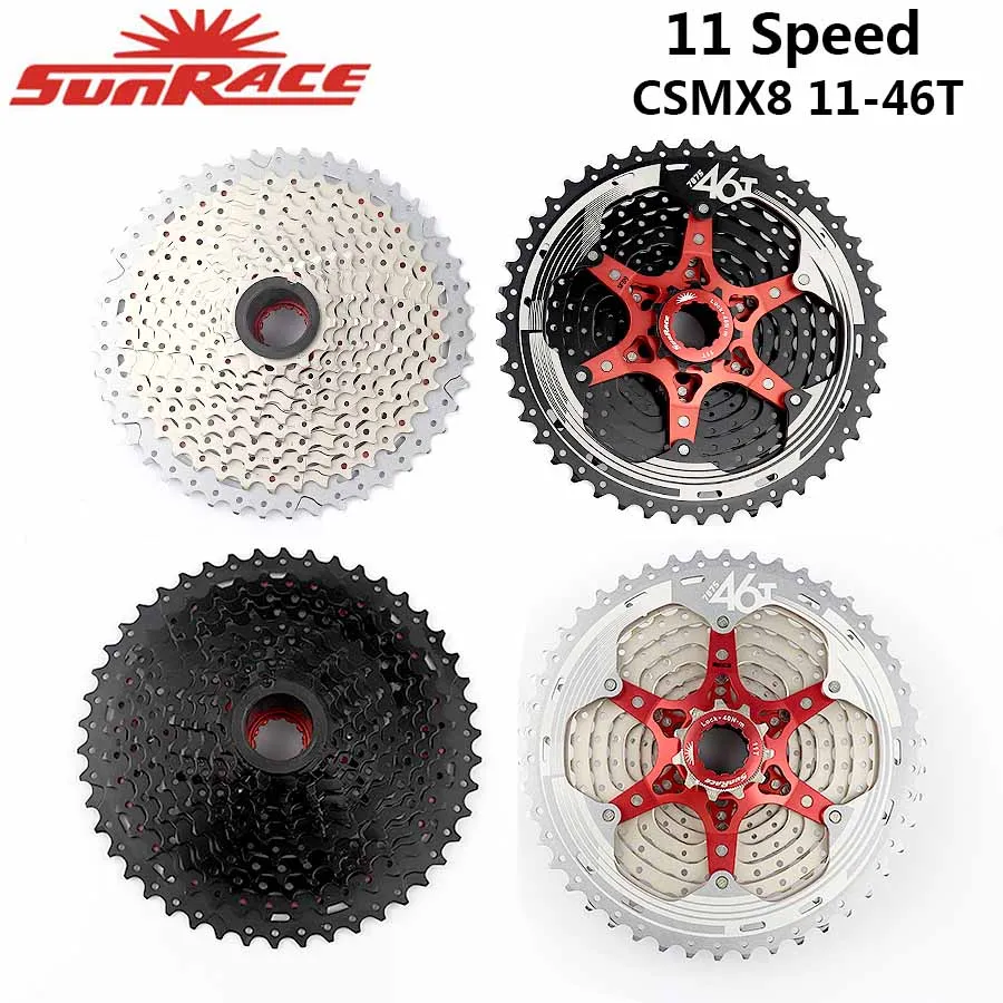 Велосипедная кассета SunRace CSMX80 CSMX8 CSMS8, 11 скоростей | AliExpress