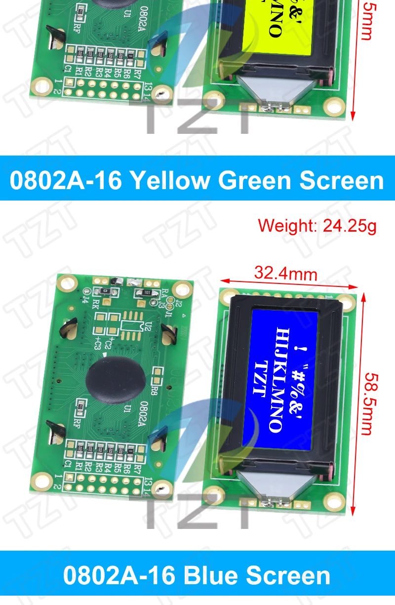 Generic LCD Module Blue Green Screen For Arduino 0802 1602 2004 | Jumia Nigeria