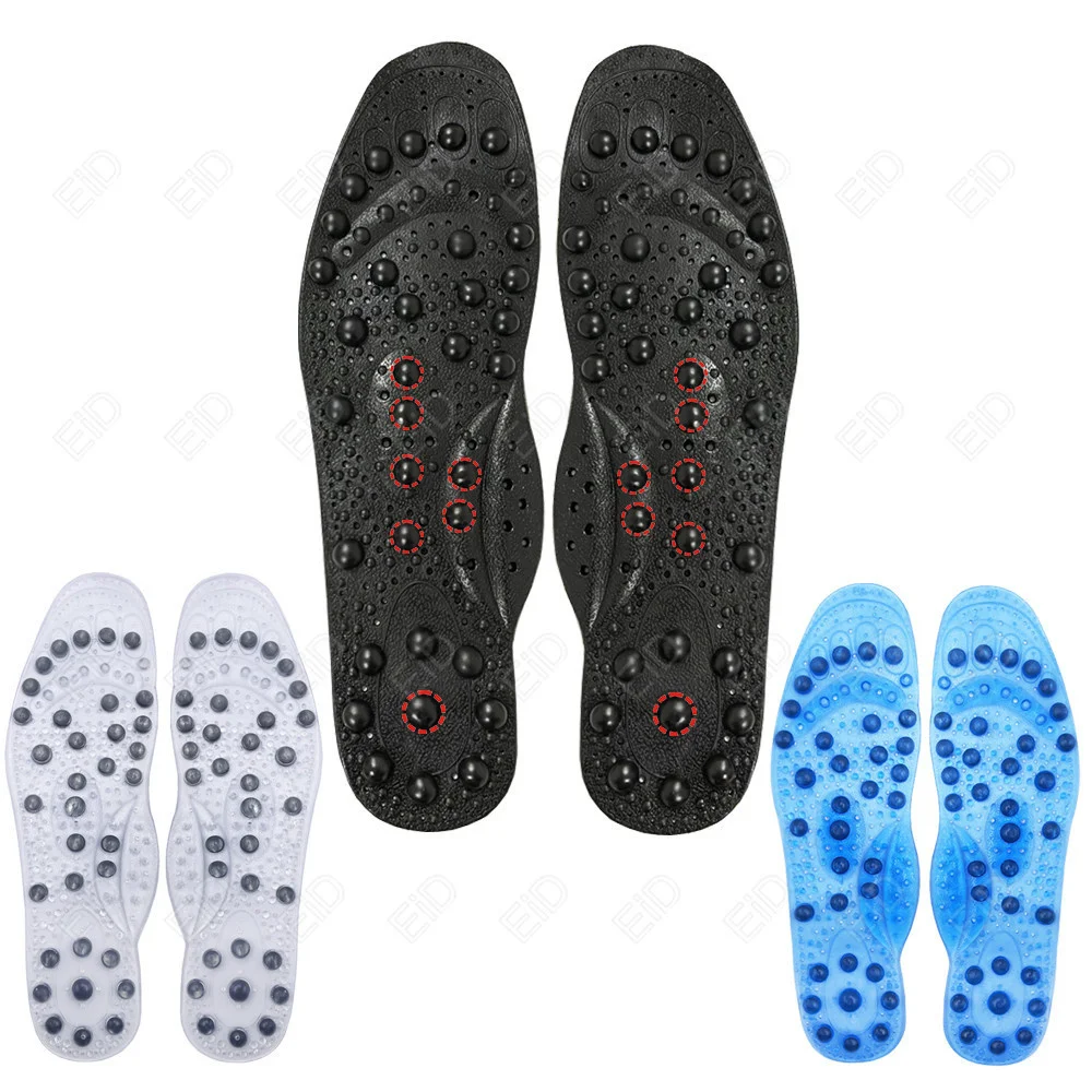 Generic Magnetic Orthopedic Insole 68 Magnet Therapy Massage Silicone