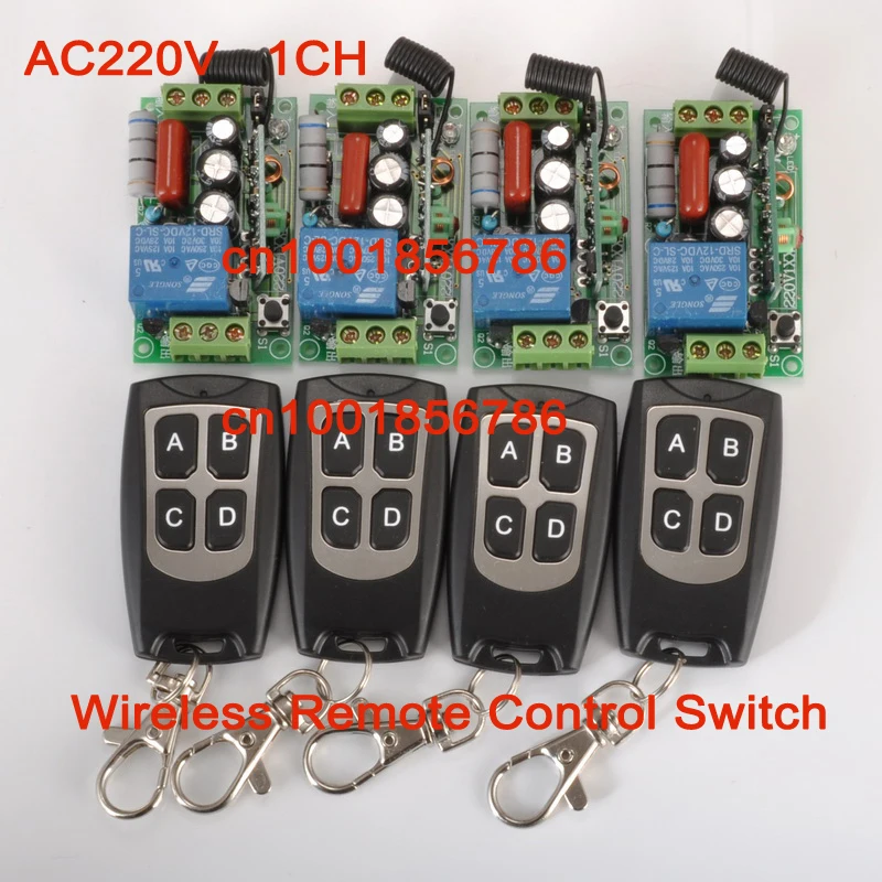 Generic 3000M DC12V 10A 1CH 315 433MHz RF Wireless Remote Control ...
