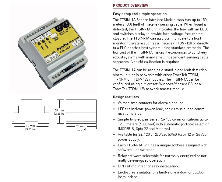 TTSIM 1A 230 Sensor Interface Module|modul usa|module igbtmodule camera ...