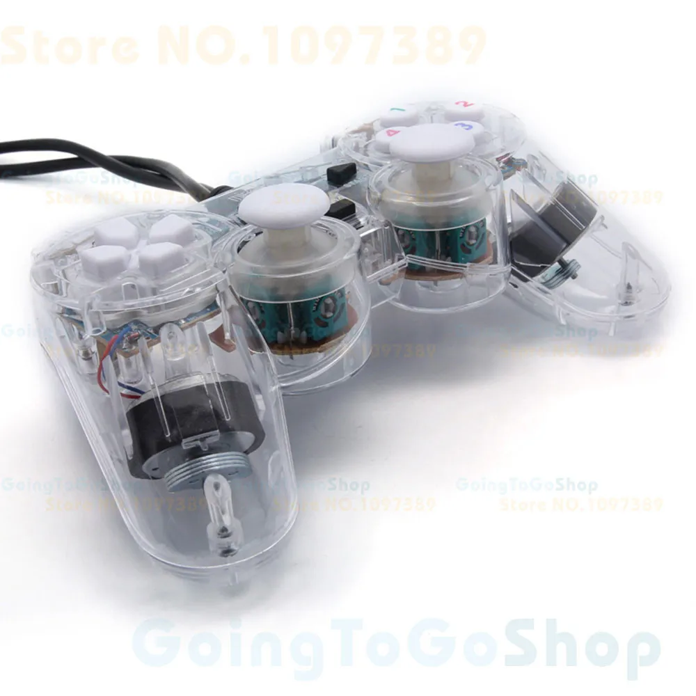 2 Pcs Microkingdom USB Gamepad Gamestick Twins Double Shock Joystick ...