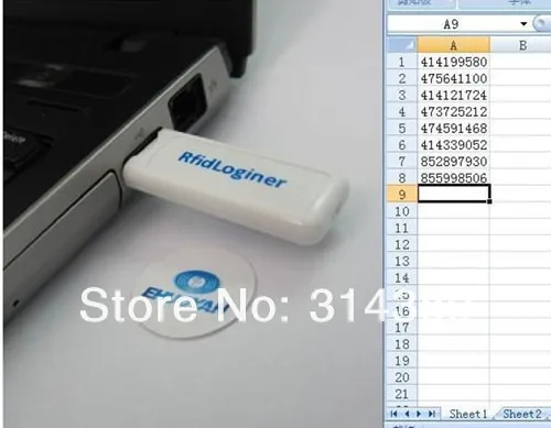 USB Dongle Emulate Keyboad HF ISO 14443 A Rfid Reader Linux Android ...