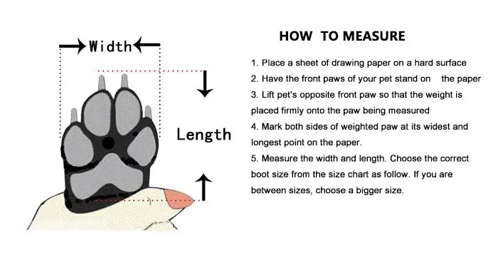 How Do You Measure Dog Paws For Boots