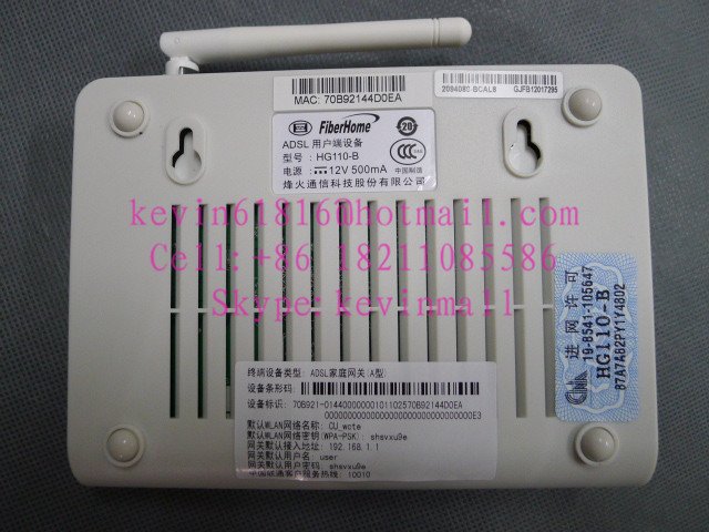 Купить fiberhome hg110-b беспроводной домашний шлюз. 2 порт adsl модем ...