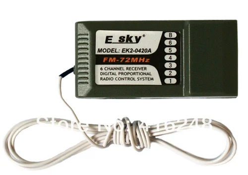 Esky EK2 0420A 72MHz 6CH Digital Proportional Radio Control System 6 ...