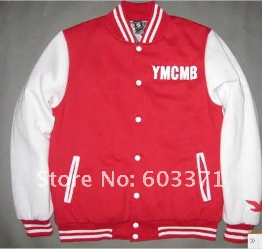YMCMB Varsity College Jacket LIL WAYNE BIEBER HIP HOP YMCMB Jacket ...