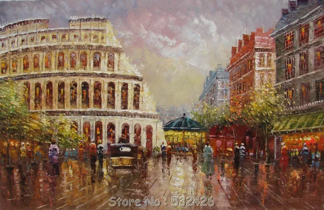 Colosseum Oil Painting