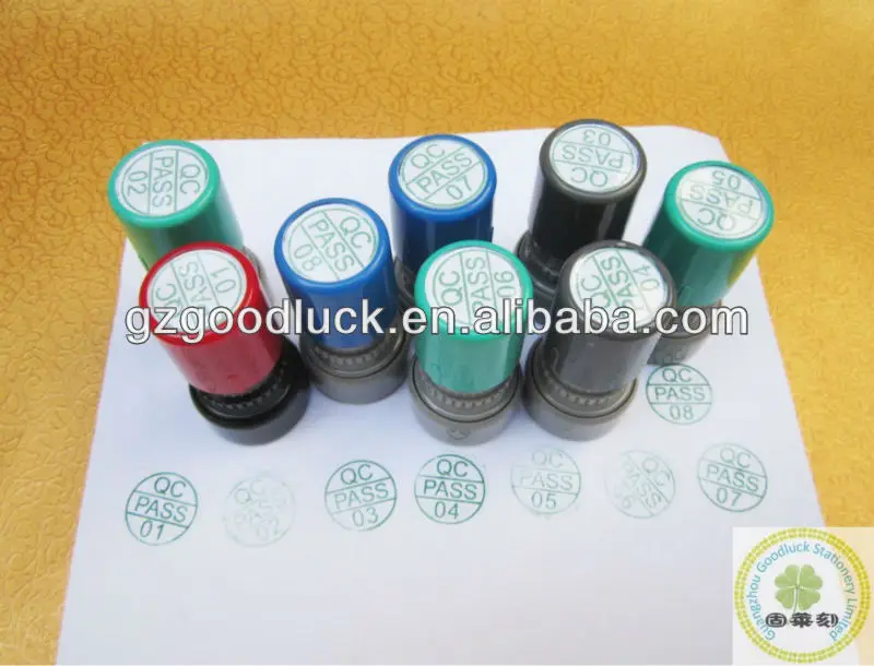 Small and Exquisite QC Pass Stamp/Mini Lovely Quality Control Pre ...