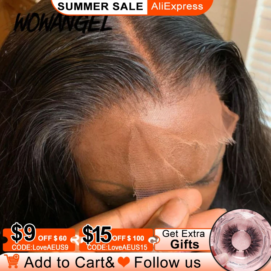 34 Inches 13x4 Hd Full Lace Frontal Wig Real Invisible Hd Transparent ...