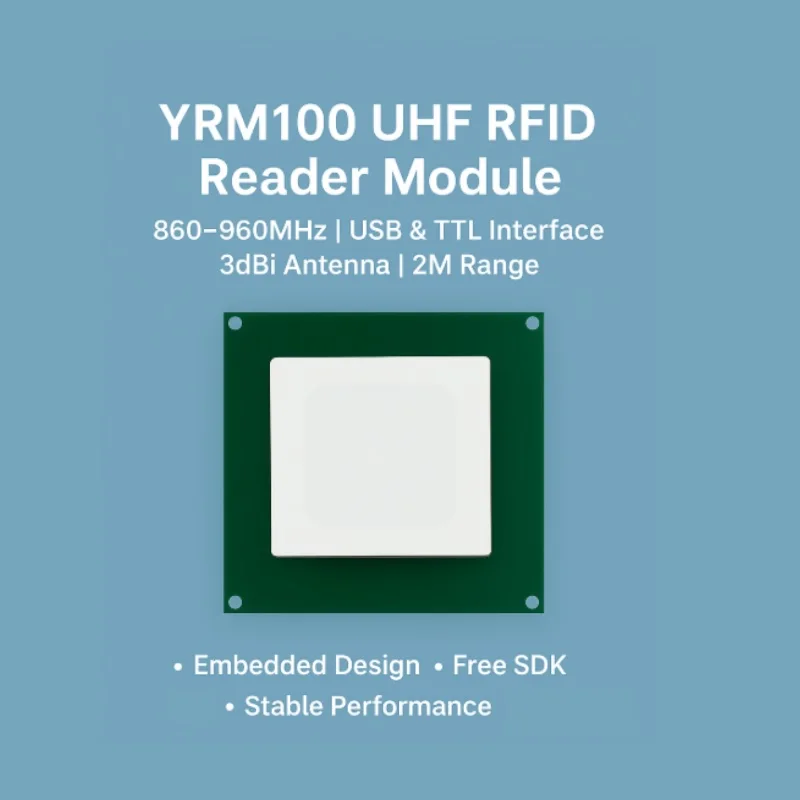 YRM100 UHF RFID Reader Writer Module| Embedded USB TTL Interface for ...