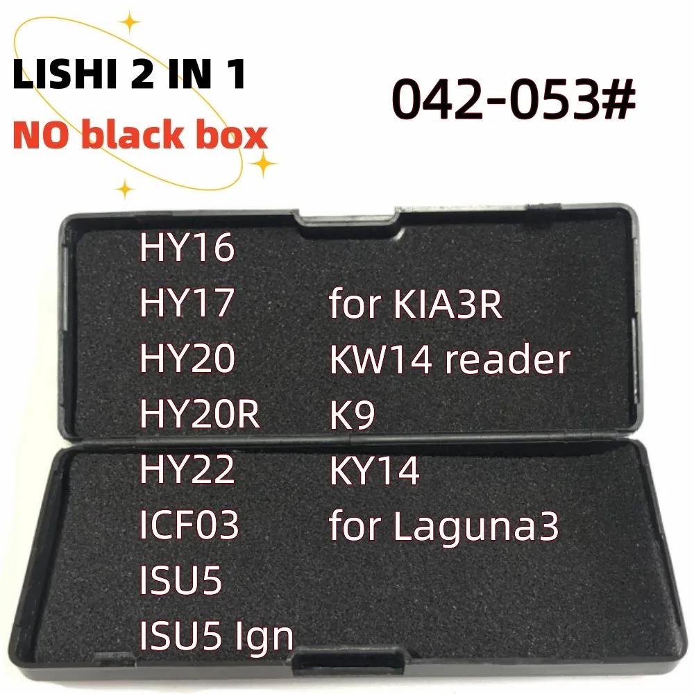 No black box lishi 2in1 HY16 HY17 HY20 HY20R for KIA3R KW14 K9 KY14 ...