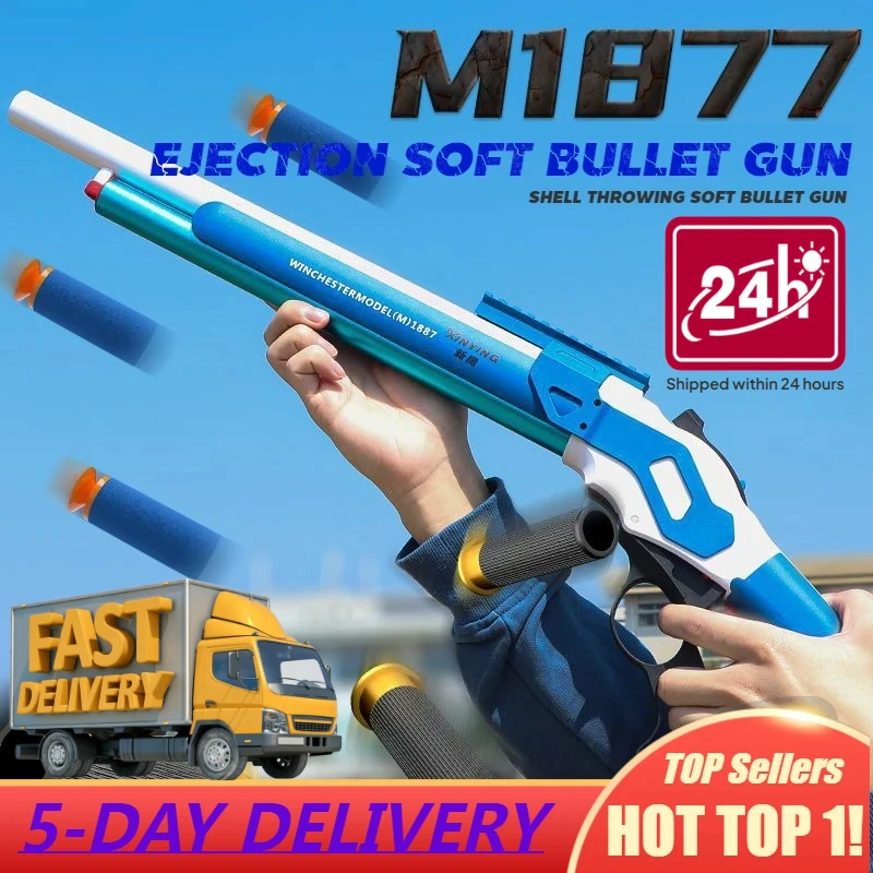 M1887-Winchester-Soft-Bullet-Shell-Ejection-Throwing-soft-Bullet-Gun ...