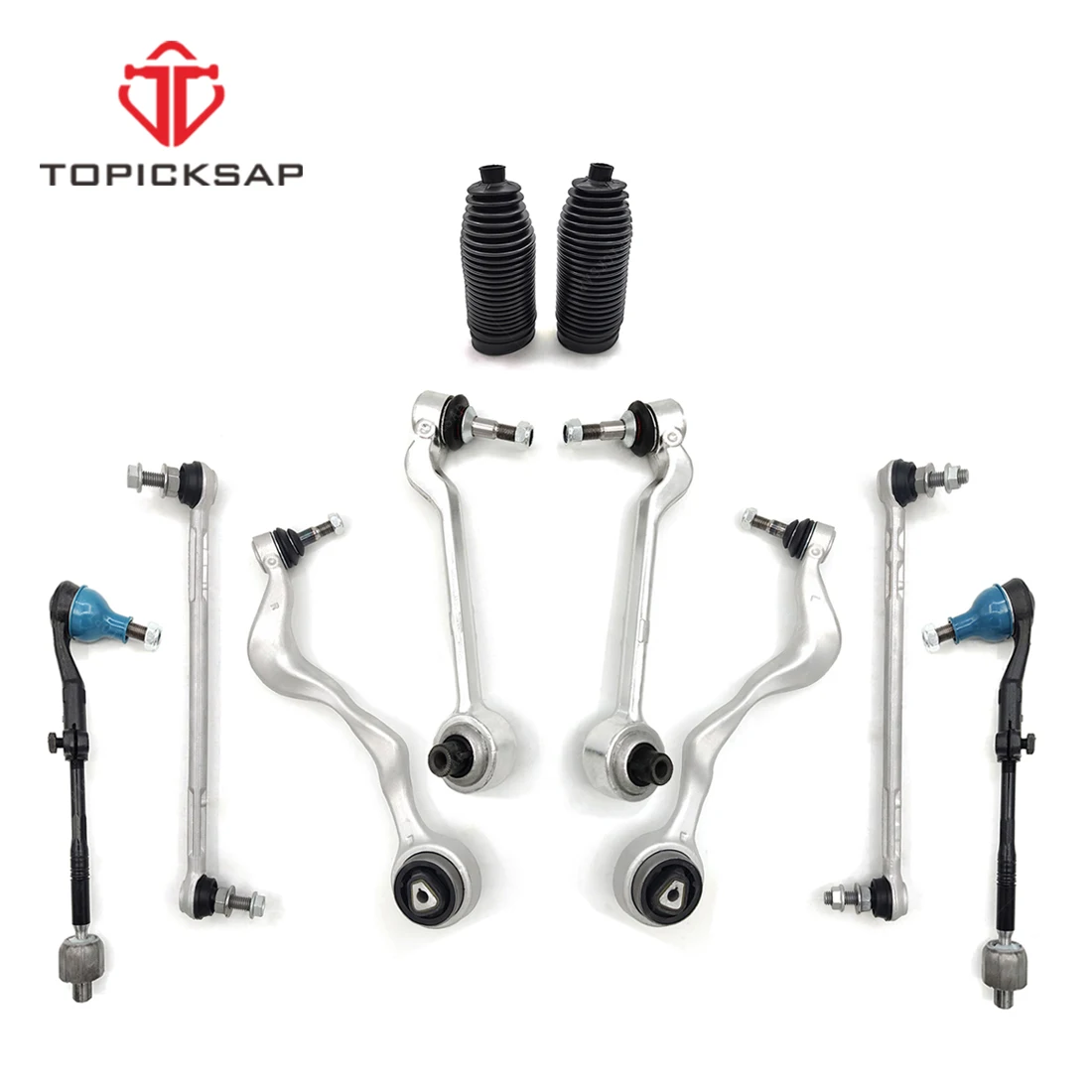 TOPICKSAP-Front-Lower-Control-Arm-Sway-Bar-Link-Tie-Rod-Assembly-Kit ...