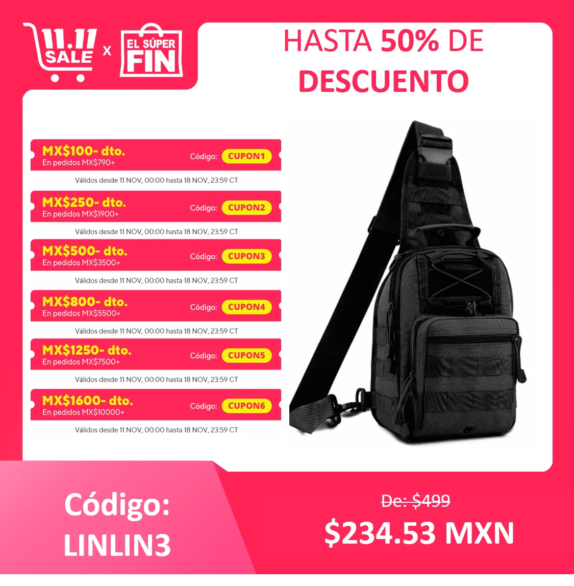 Pechera-Cruzada-de-Alta-Calidad-Material-Original-Duradero-Practico-y ...