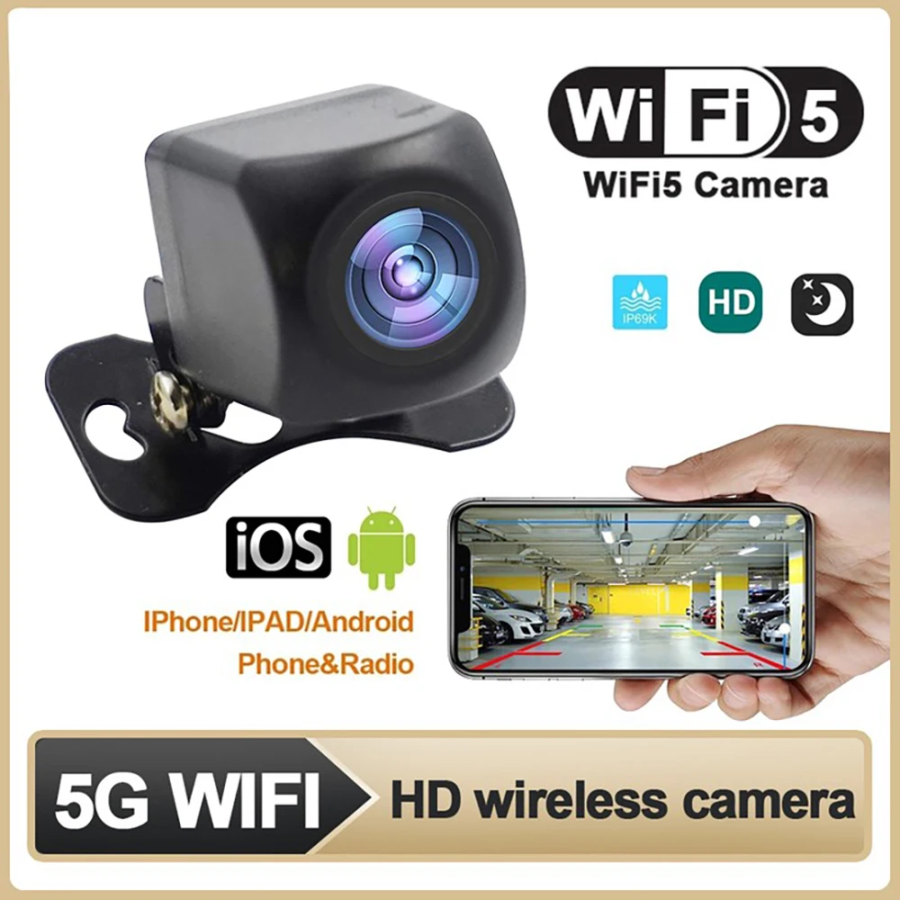 HD-WIFI5-Wireless-Car-Camera-Night-Vision-Vehicle-Camera-Waterproof ...
