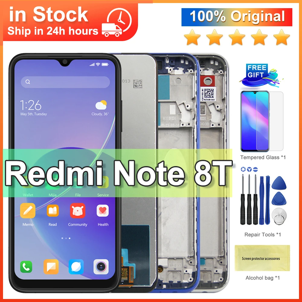 Pantalla-LCD-original-de-6-3-pulgadas-para-Xiaomi-Redmi-Note-8T-montaje ...