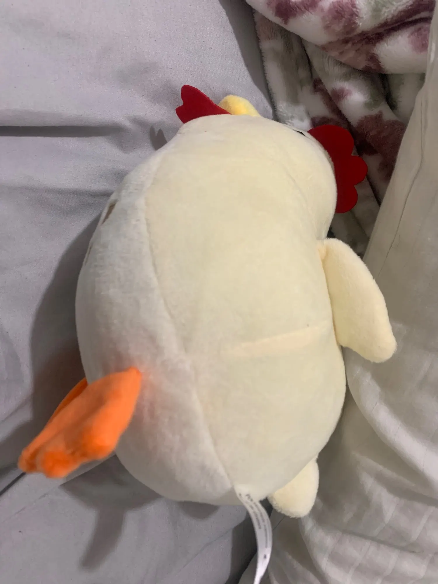 8-Bit Chicken Plush – Comfy Morning