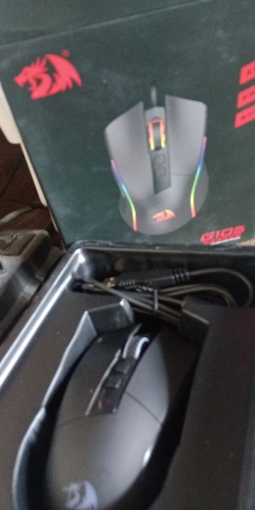 REDRAGON Lonewolf G105 RGB USB Wired Gaming Mouse 8000 DPI 8 buttons ...