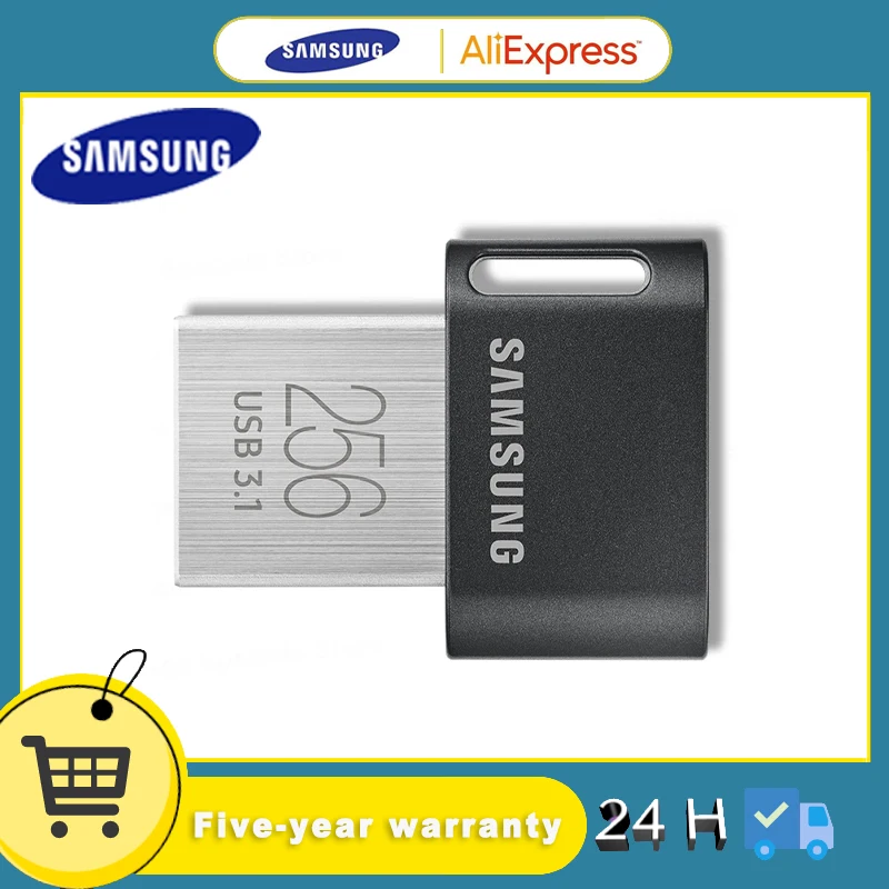 NEW-Samsung-FIT-Plus-USB-Flash-Drive-Type-A-64GB-128GB-256GB-Pen-Drive ...