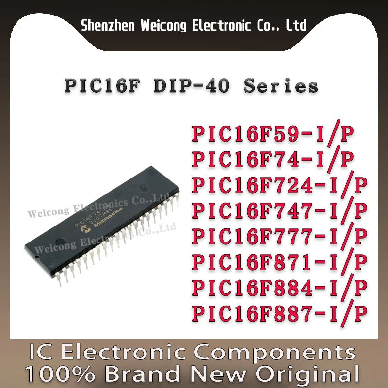 PIC16F PIC16F59-I/P PIC16F59 PIC16F74 PIC16F724 PIC16F747 PIC16F777 PIC16F871 PIC16F884 ...