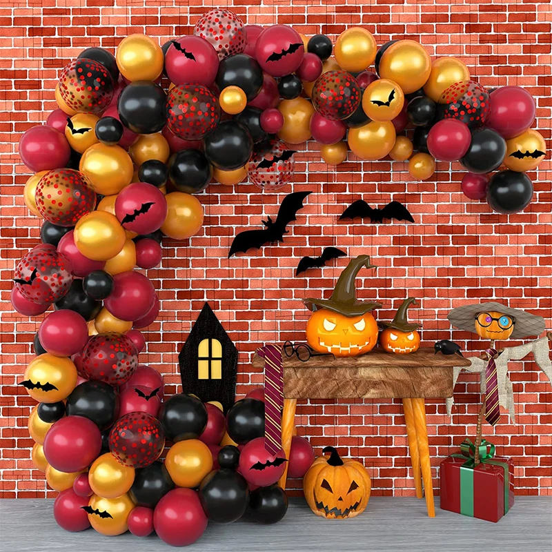Kit-de-arco-de-guirnalda-de-globos-de-decoraci-n-de-Halloween-para ...