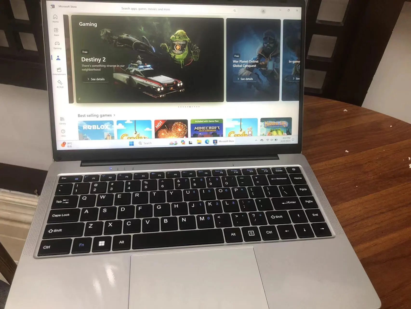 2024 New Laptop Computer Windows 11 Pro Ultra Slim Notebook 14.1 Inch ...