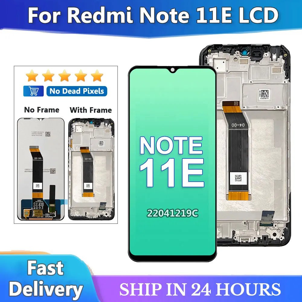 Display-LCD-Touch-Screen-Digitizer-para-Xiaomi-Redmi-Note-11E-Display ...