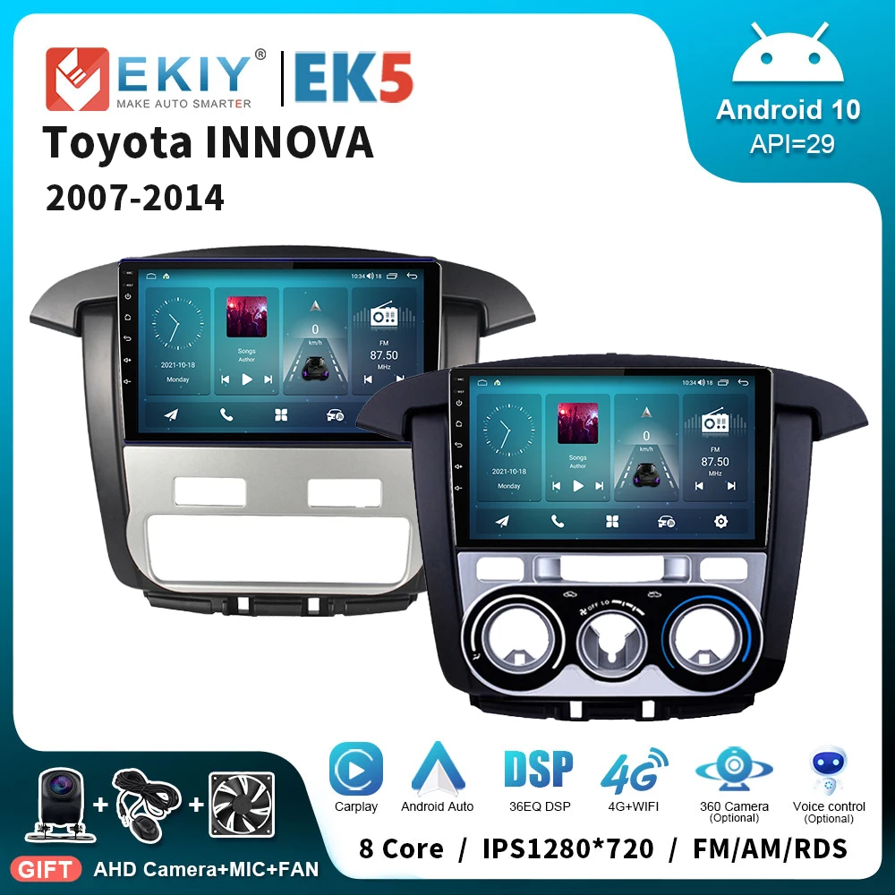 EKIY-EK5-Car-Radio-For-Toyota-INNOVA-2007-2014-9-HD-Screen-AI-Voice ...