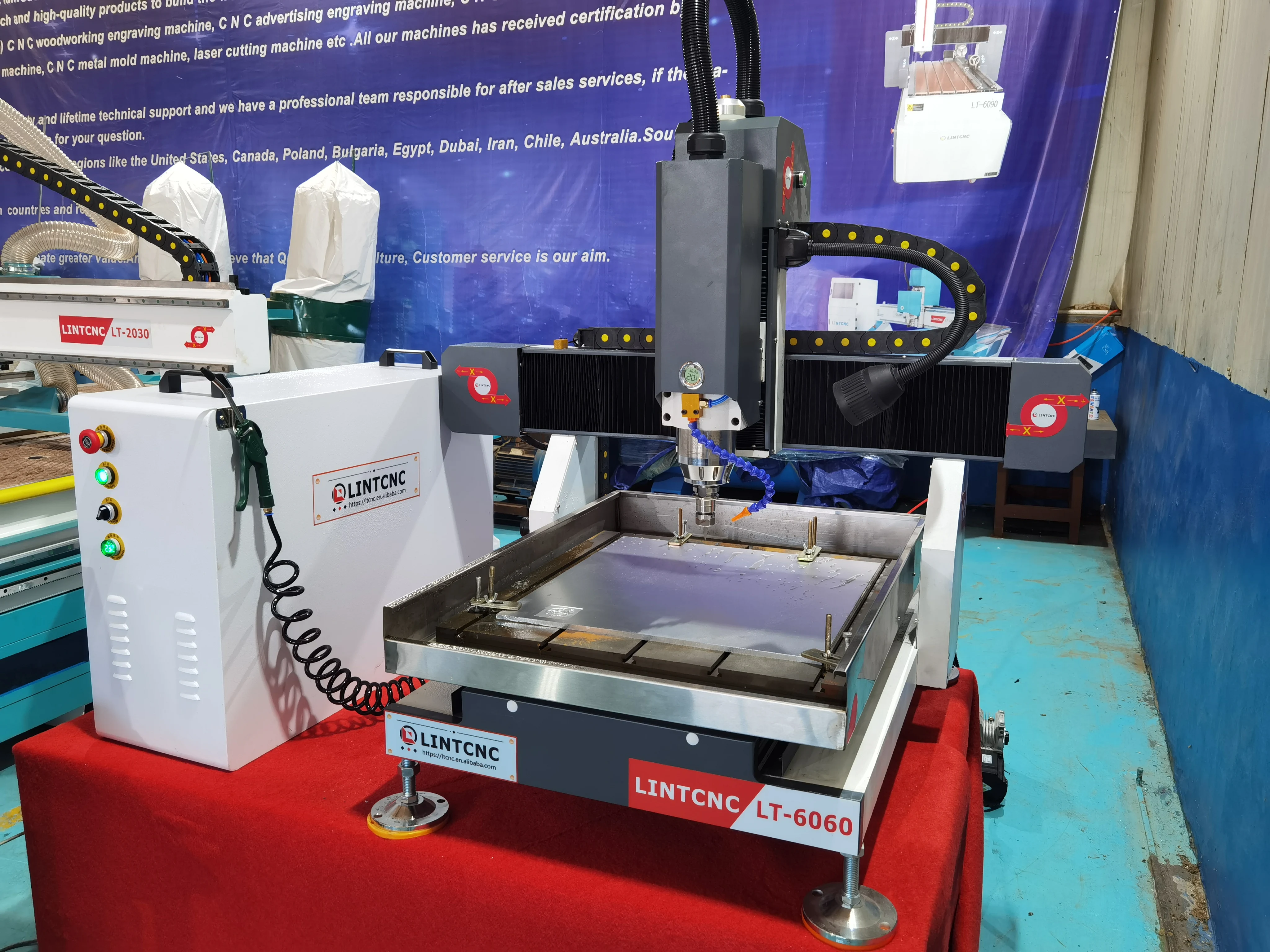 frezarka-cnc-6060-frame-cast-iron-small-business-machinery-z-probe-cnc ...