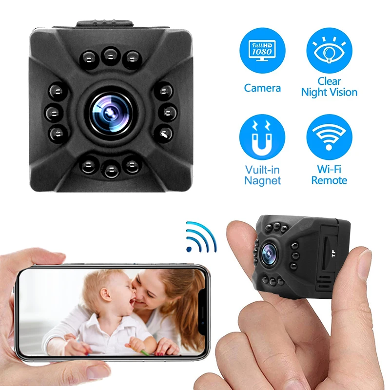 Surveillance-1080P-HD-Cameras-Night-Vision-Mini-Wifi-Camera-Wireless ...