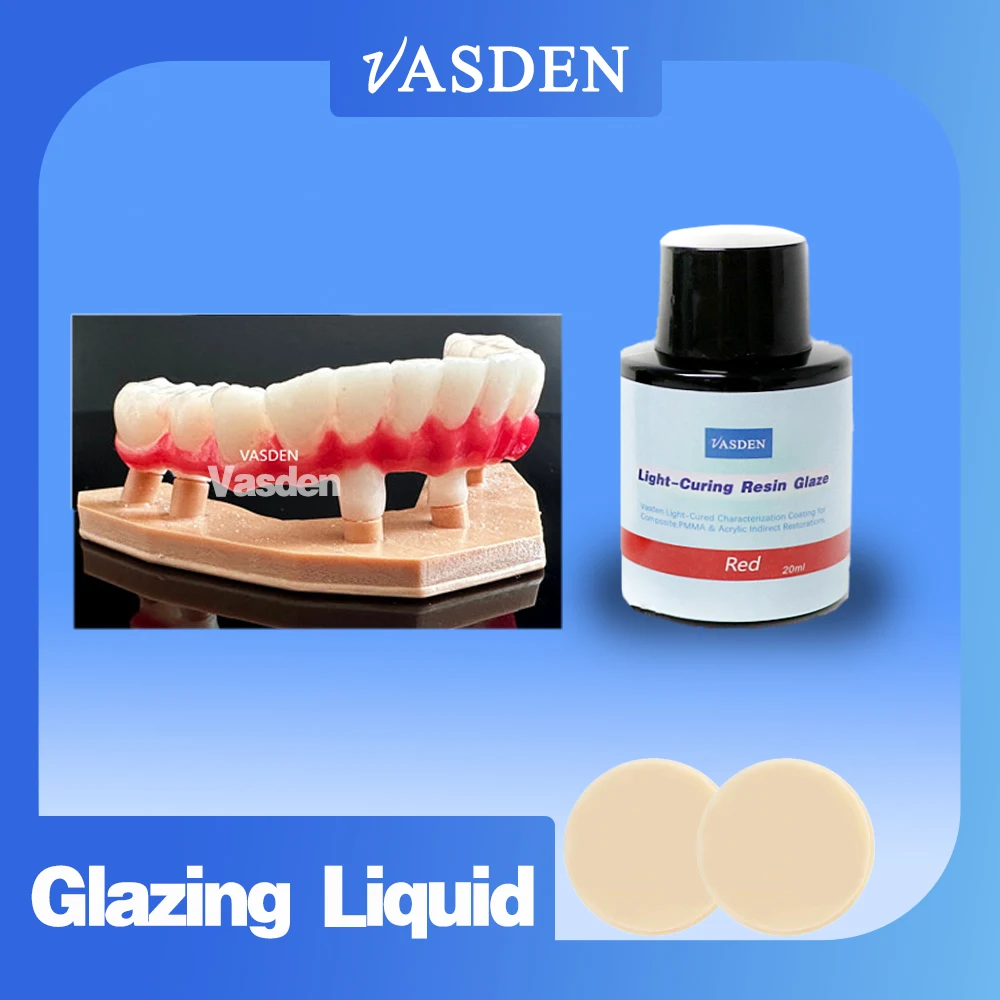 Vasden-Cure-Clear-Resin-Liquid-Kits-Optiglaze-Light-cure-Dental-Glazing ...