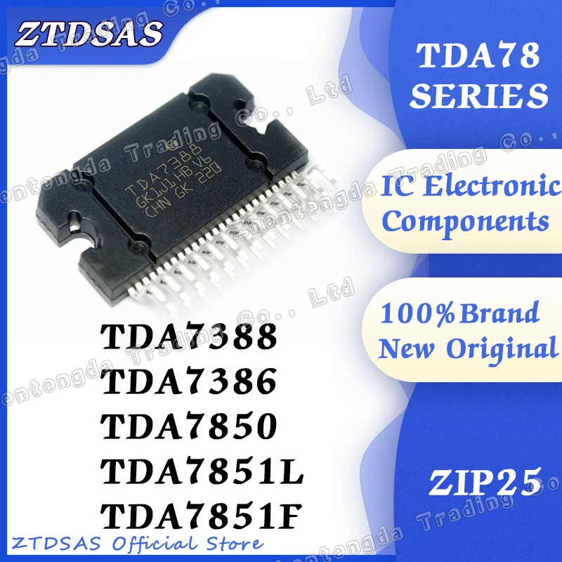 TDA7388-TDA7386-TDA7850-TDA7851LF-car-amplifiers-IC-chip-ZIP25-brand ...
