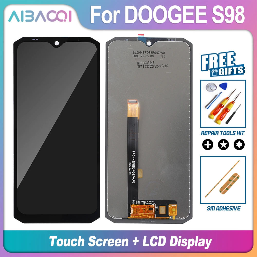 6.3 Inch Ips Display Repair LCD Touch Screen Replacement For Doogee S98 ...