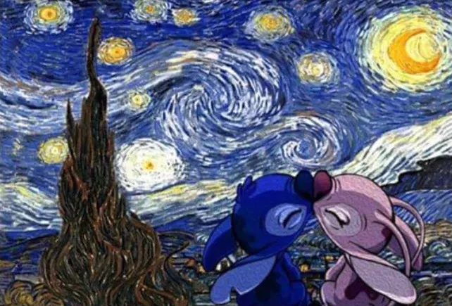 Starry Night Parody Pokemon